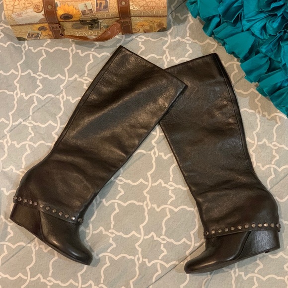 BCBGeneration | Shoes | Black Leather Boots | Poshmark